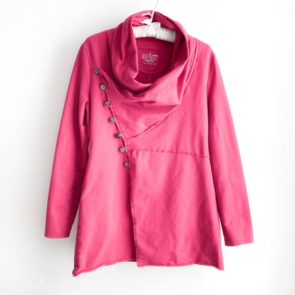 neon buddha | Jackets & Coats | Neon Buddha Stretch Cotton Cowl Neck ...